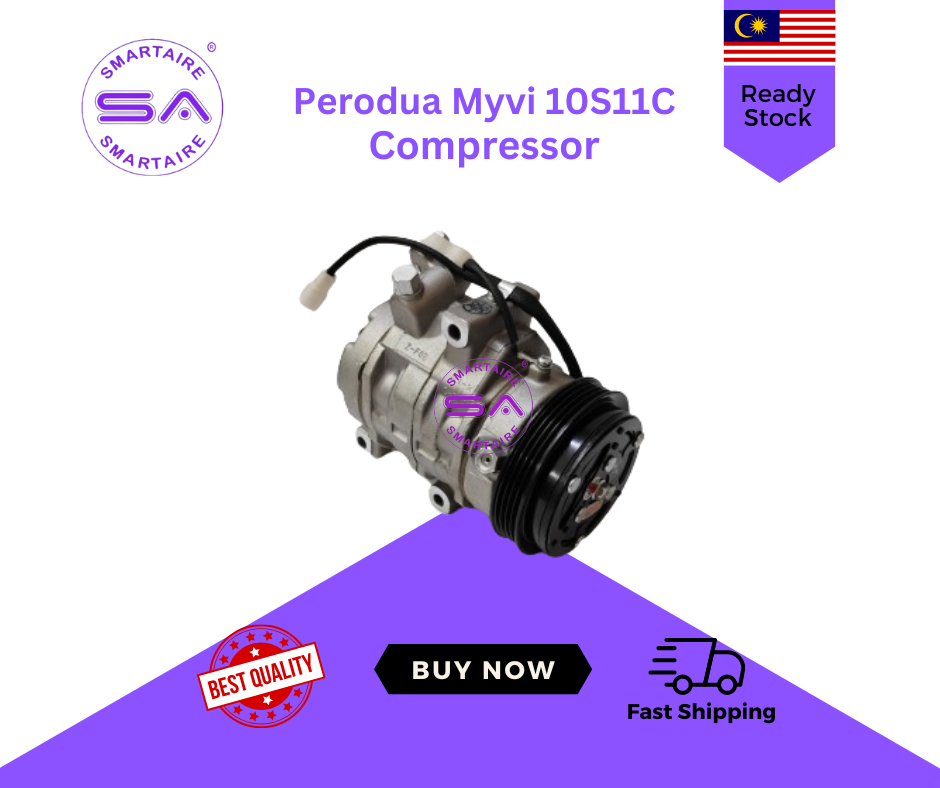 Perodua Myvi 10S11C Compressor – Smartaire Trading (M) Sdn Bhd